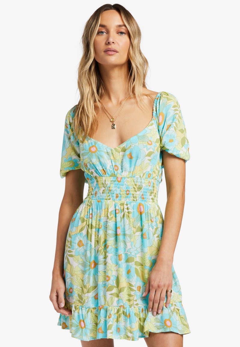 Billabong SOMETHING PRETTY MINI FÜR - Vestido informal - ocean eyes ...
