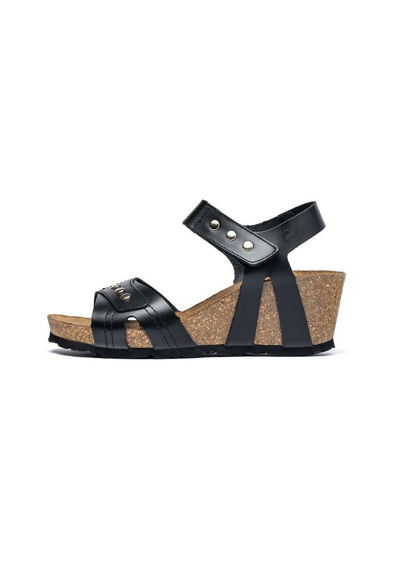 Yokono Wedge sandals - black - Zalando