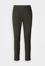 Les Deux COMO PANTS SEASONAL - Chinos - deep forest/charcoal/mørkegrønn ...