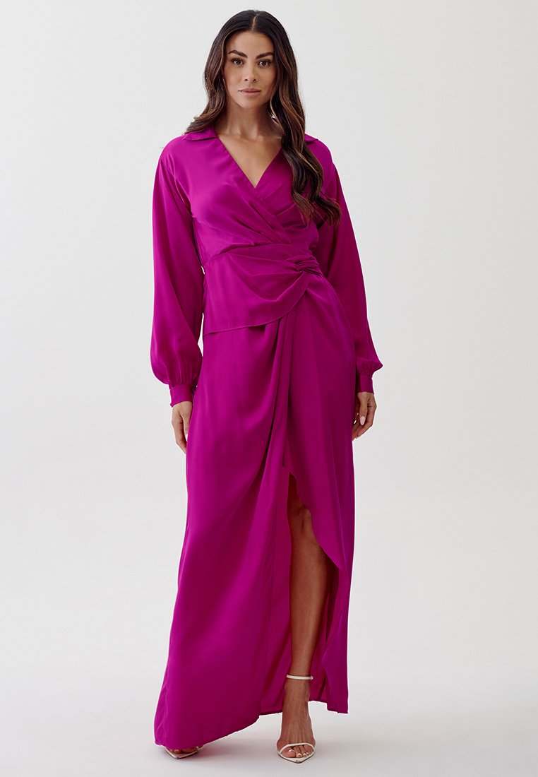 TUSSAH LOVE - Vestido largo - hot pink/rosa - Zalando.es
