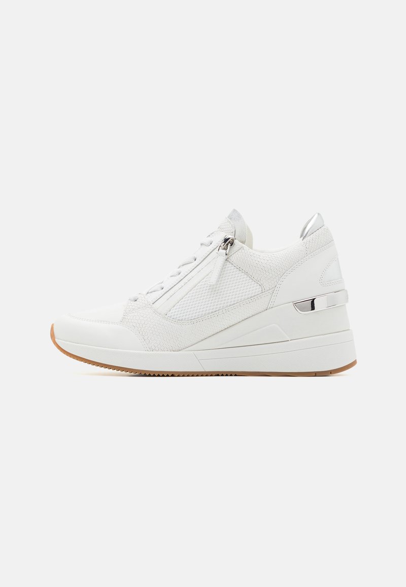 MICHAEL Michael Kors DARBY WEDGE TRAINER - Sneaker low - optic white ...