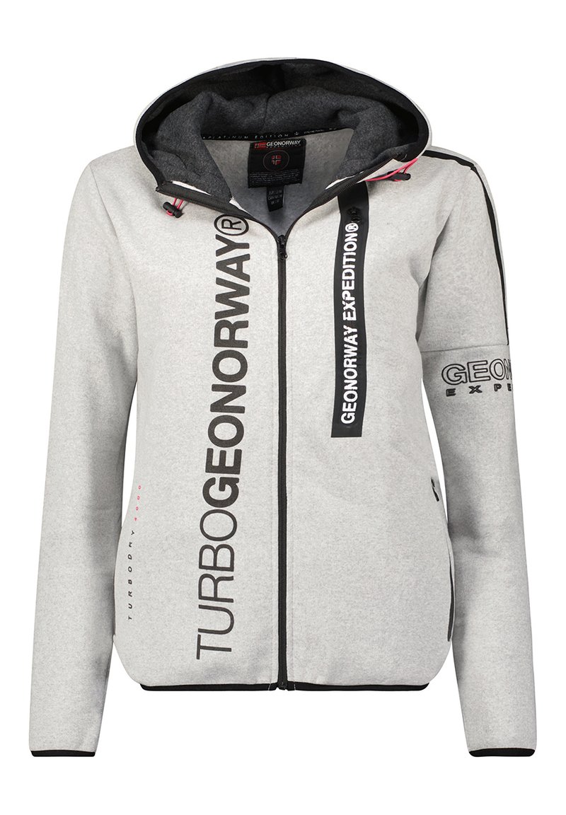Geo Norway FREESTYLE TECH CORE - Sweatjacke - hell grau/hellgrau - Zalando.de