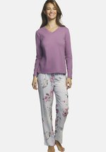 Selmark TENUEET INTÉRIEUR ROMANTICA SET - Pyjama - violet/paars ...