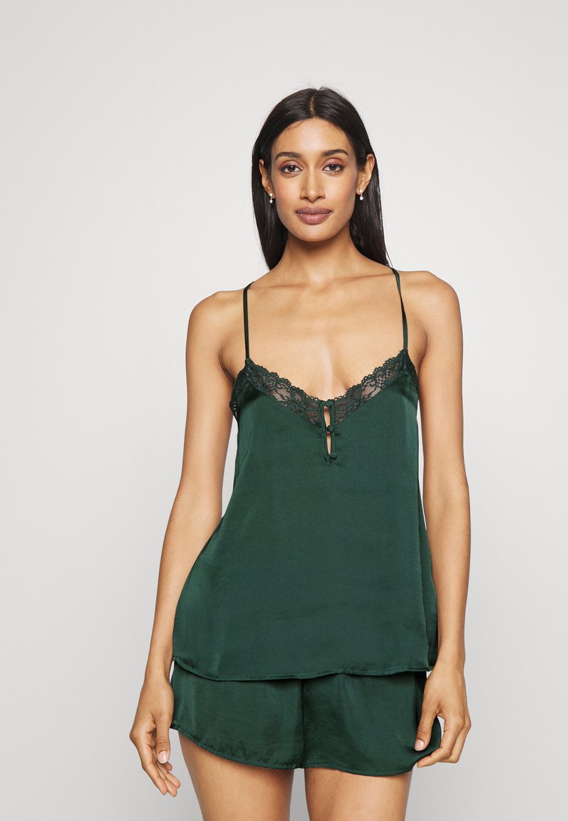 women'secret SHORT STRAPS PANT - Pyjamas - khaki - Zalando.de