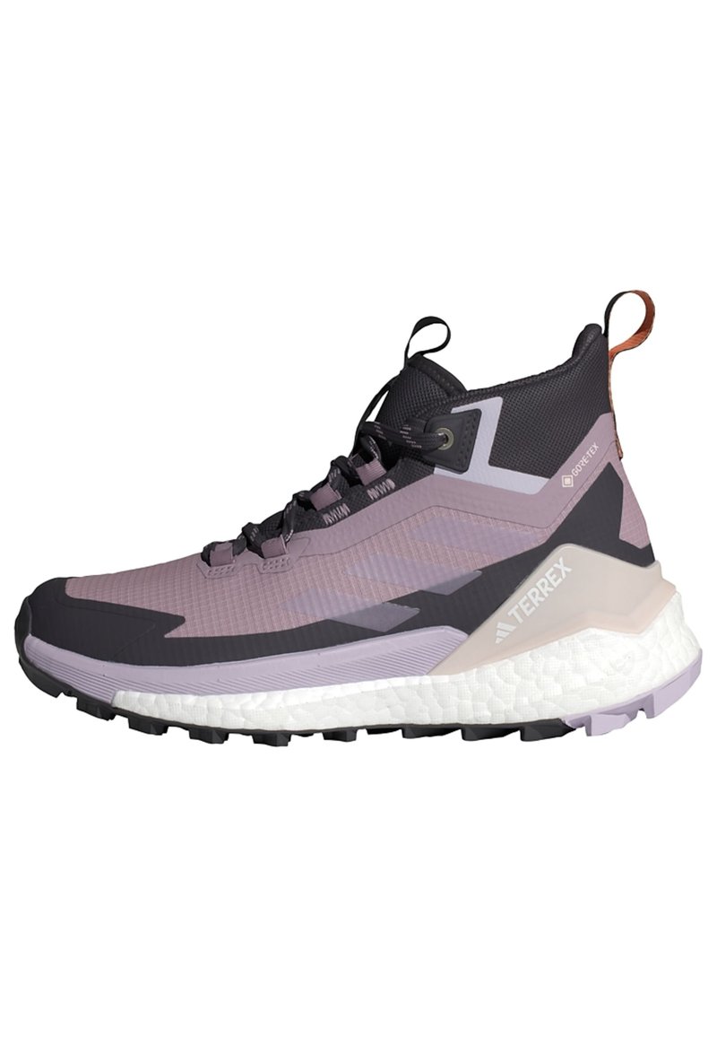 Adidas Terrex FREE GORE-TEX - Hiking shoes - preloved fig silver dawn ...