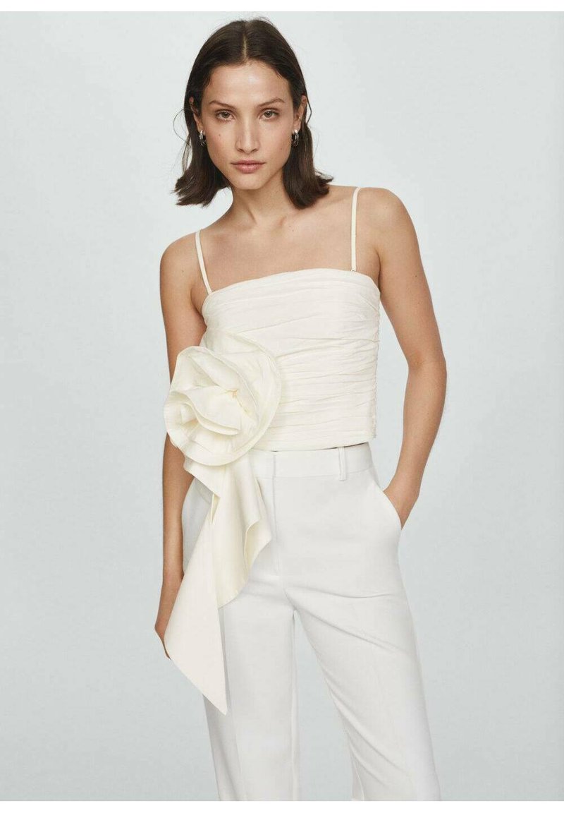 Mango Top/mleczny - Zalando.pl