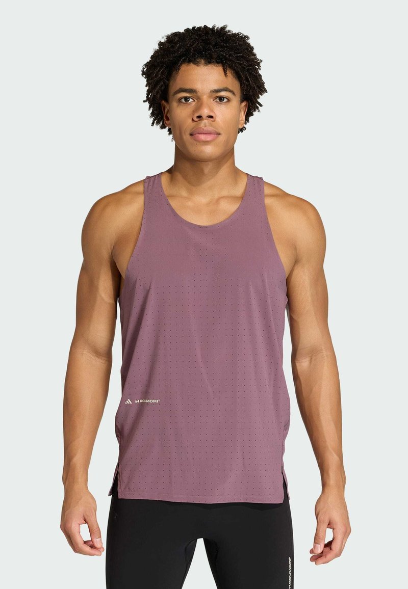 adidas Performance 365 HERMANOS KOUMORI SINGLET - Toppi - shadow fig ...