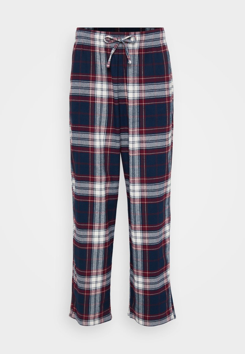 Hollister Co. PLAID SINGLES - Pyjamasbyxor - blue/white/red/blå ...