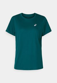 ASICS CORE TOP - Sport T-shirt - rich teal/petrol gemêleerd - Zalando.nl