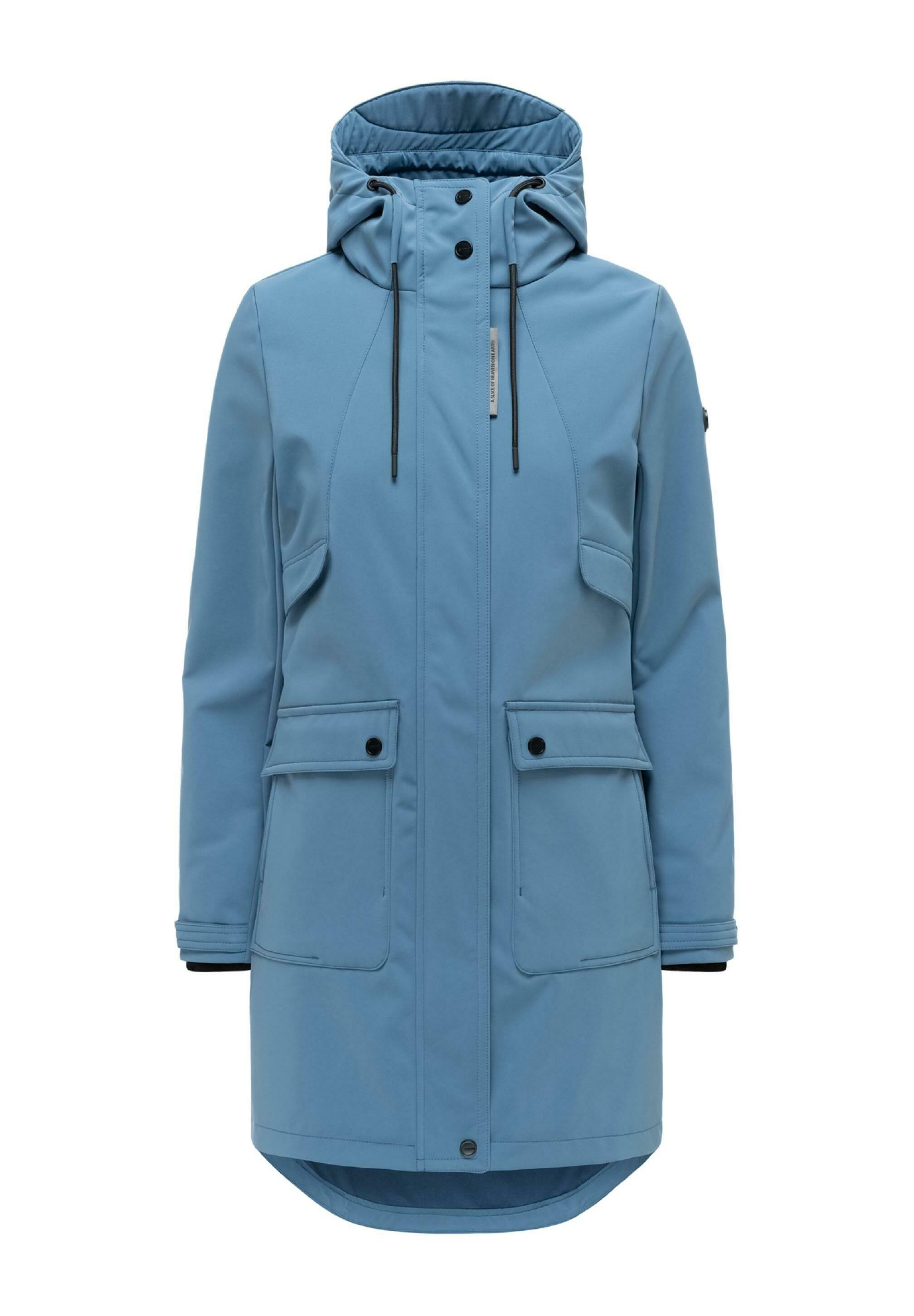 Navahoo MORGENNEBEL - Regenjacke / wasserabweisende Jacke - dusty blue ...