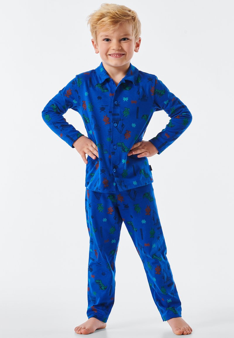 Schiesser DINOS ROBOTS - Pyjamas - royal/blå - Zalando.se