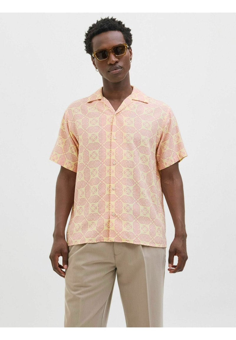 Jack & Jones Camicia - double cream/giallo chiaro - Zalando.it