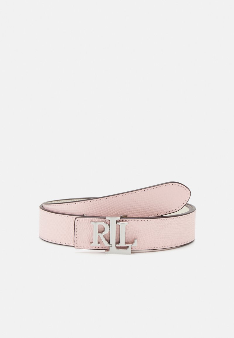 Lauren Ralph Lauren BELT - Cinturón - tea rose/soft white/rosa - Zalando.es