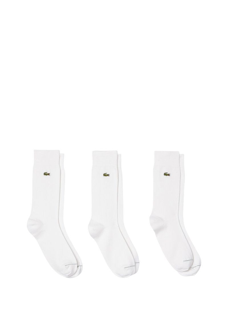 Lacoste PACK 3 - Socks - blanc/white - Zalando.co.uk