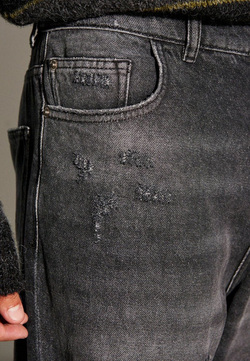 Next EDIT RIPPED - Jeans a sigaretta - black/nero - Zalando.it