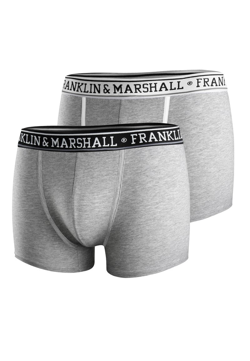 Franklin & Marshall BOXER - Culotte - light grey melange/white/grigio ...