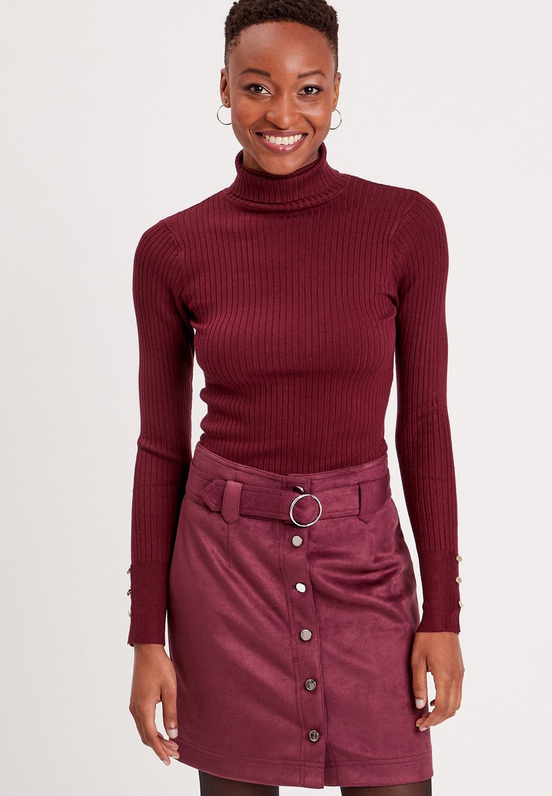 Cache Cache Strickpullover - rouge foncé/dunkelrot - Zalando.at