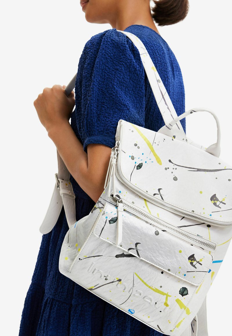 Desigual ARTY - Rucksack - white - Zalando.ie
