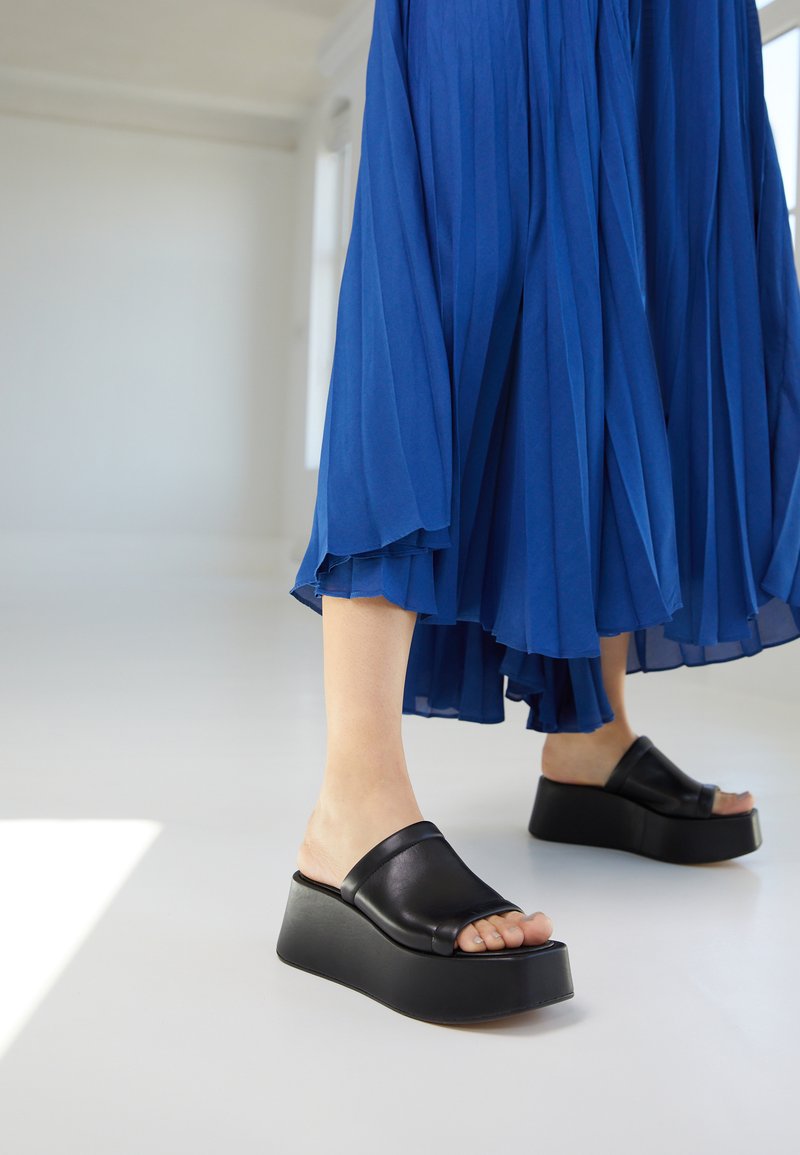 Minelli Platform sandals - Plateausandalette - Noir/schwarz - Zalando.at