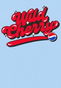 Henry Tiger PEPSI BUBBLE WRITING WILD CHERRY - Triko s potiskem - sky ...
