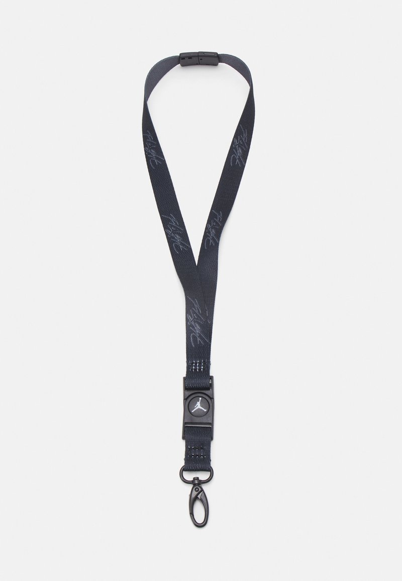 Jordan PREMIUM LANYARD REVERSIBLE UNISEX - Keyring - black/iron grey ...
