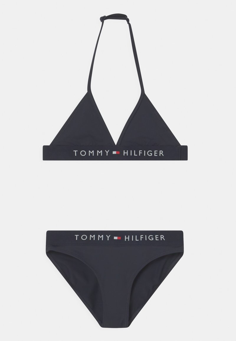 Tommy Hilfiger TRIANGLE - Bikini - desert sky/bleu marine - ZALANDO.CH