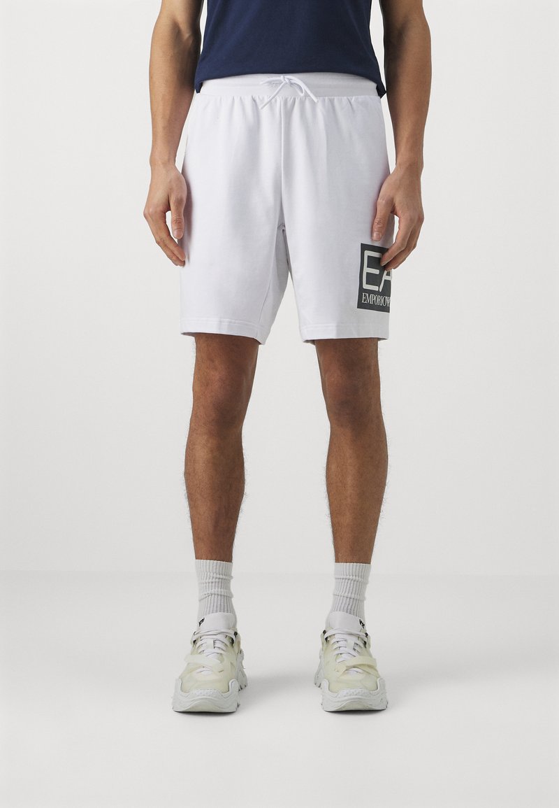 EA7 Emporio Armani Pantalon de survêtement - bianco/blanc - ZALANDO.FR