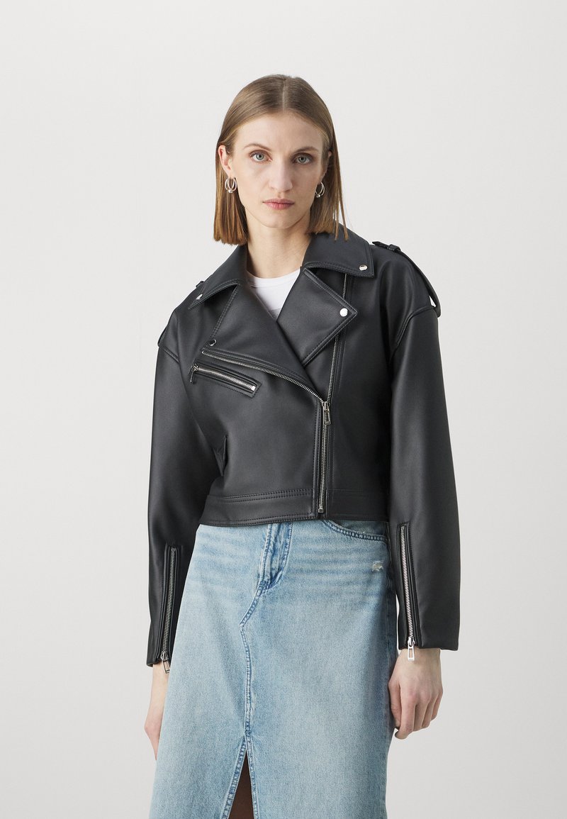 HUGO ARIDA - Faux leather jacket - black - Zalando.ie