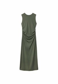 Stradivarius OPEN BACK - Robe en jersey - light green/vert clair ...