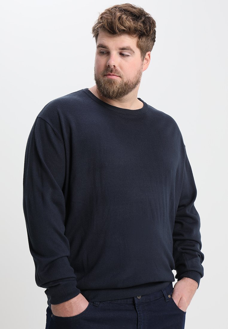 Jacamo CAPSULE CREW NECK JUMPER - Jumper - navy/dark blue - Zalando.de