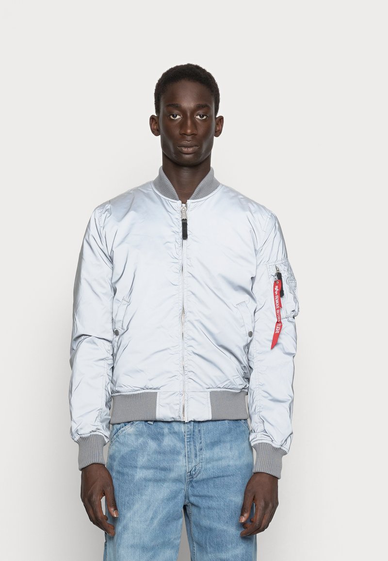 Alpha Industries REFLECTIVE - Bomberjacke - silver/silberfarben ...