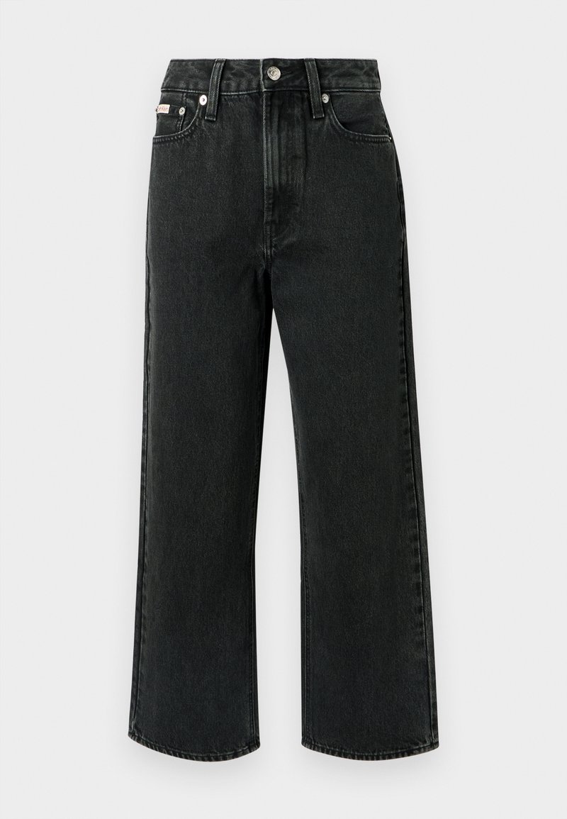 Calvin Klein Jeans BARREL ESSENTIAL - Pernera ancha - black/negro ...