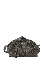 Pieces MALAIKA SMALL - Across body bag - black metallic/metallic black ...
