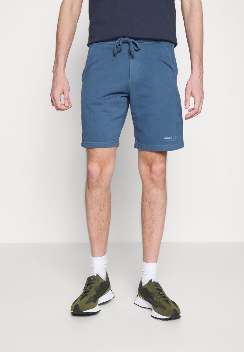 Marc O'Polo Shorts - moon stone/blue - Zalando