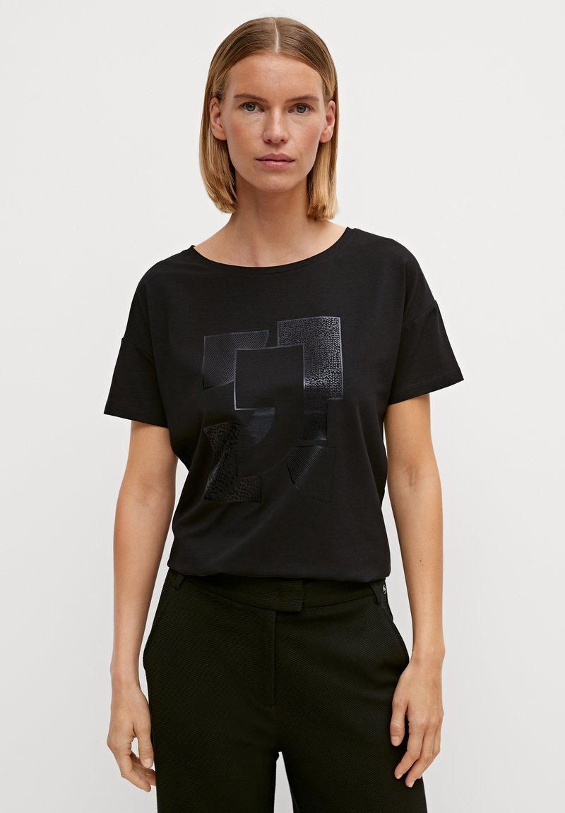 comma T-Shirt print - schwarz - Zalando.ch