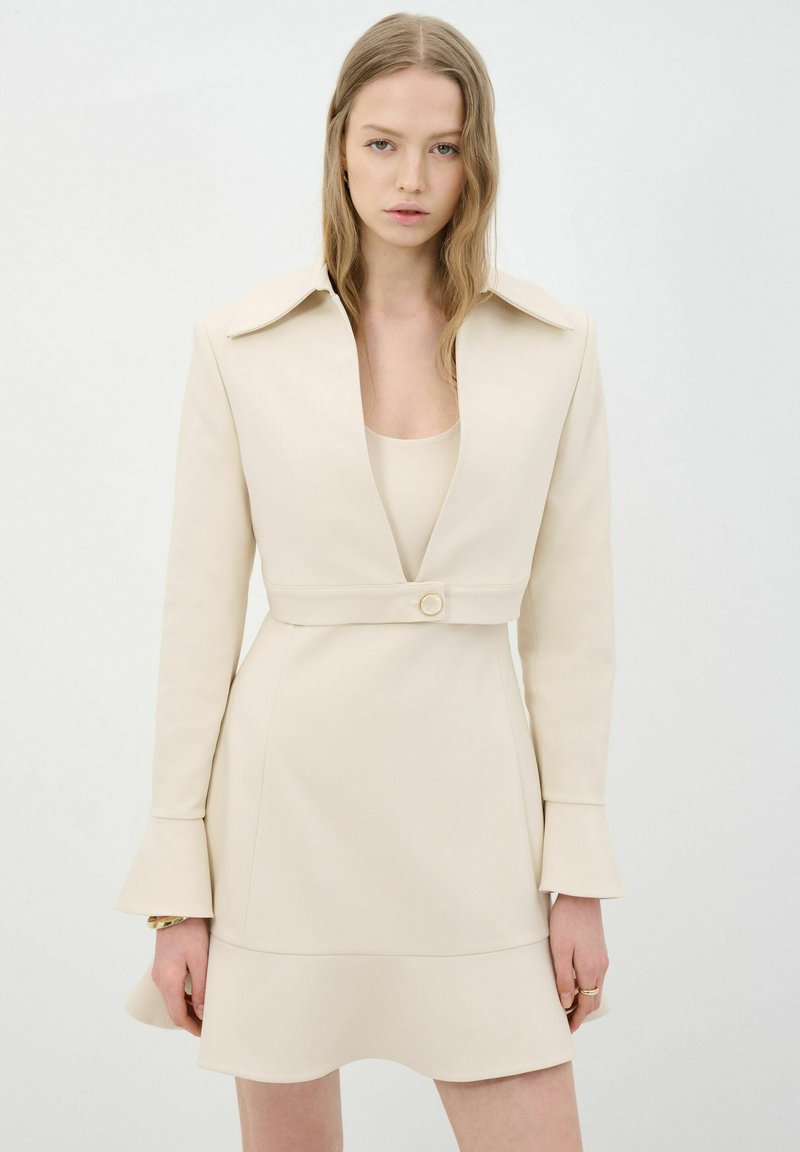 adL CROP - Summer jacket - vanilla d/beige - Zalando
