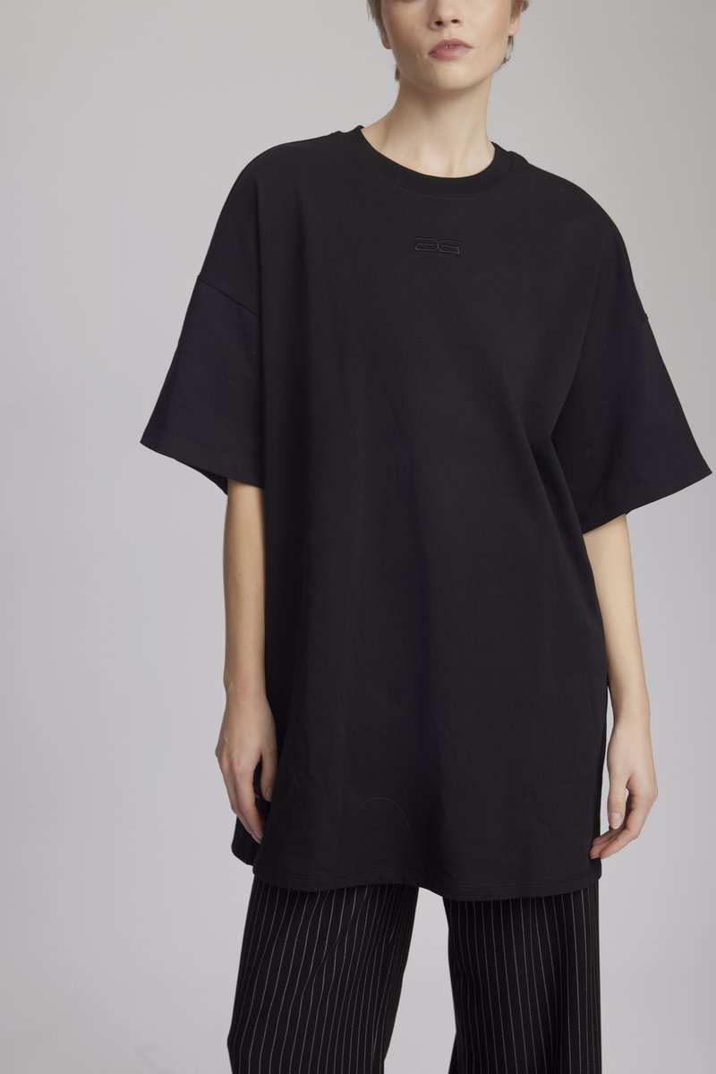 Gestuz MIO LONG TEE - Basic T-shirt - black - Zalando.ie