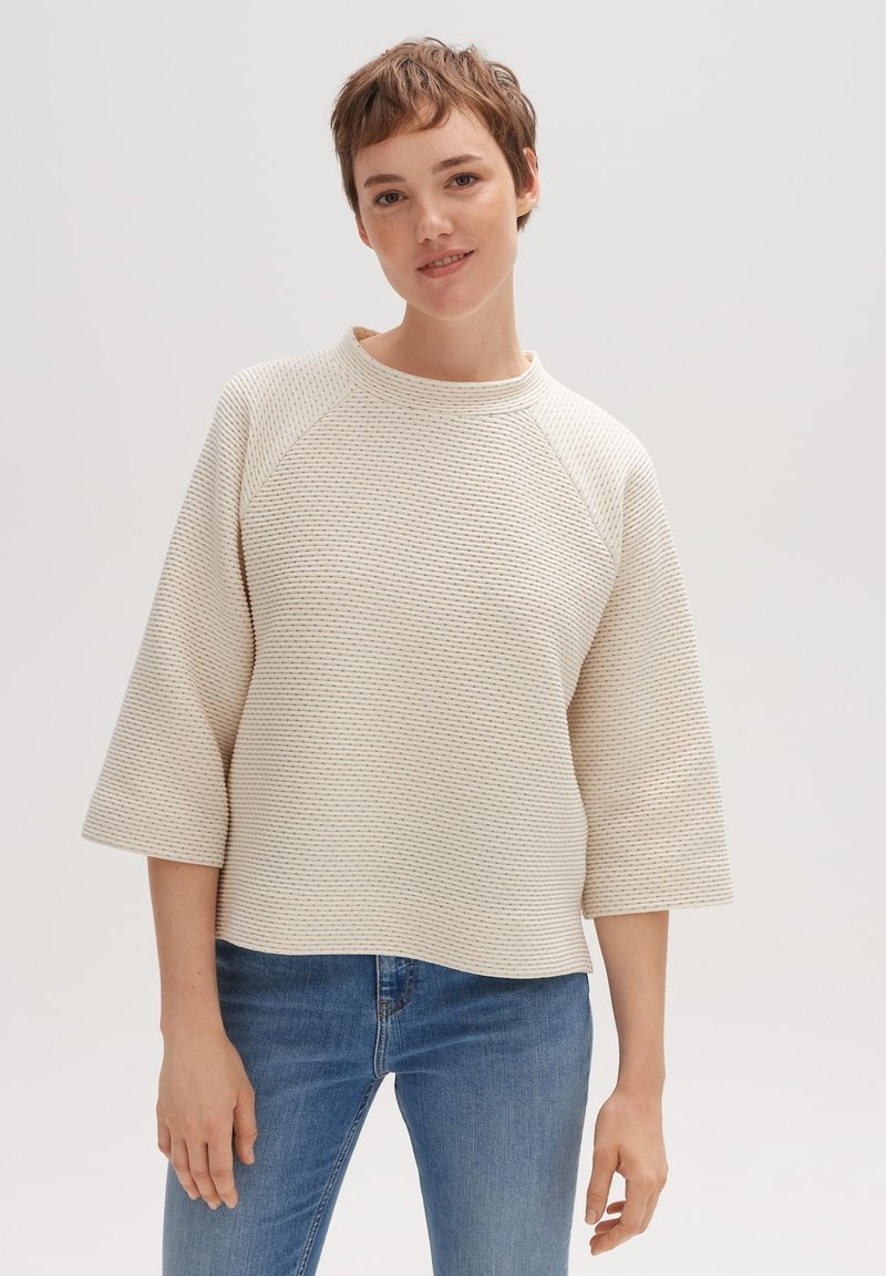 Opus GULWE - Strickpullover - sweet almond/beige - Zalando.de