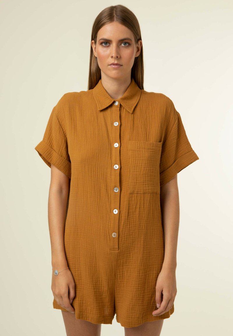 FRNCH LEOLINE - Jumpsuit - ocre/ochre - Zalando.de