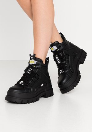 Buffalo VEGAN ASPHA - Stivaletti stringati - black/nero - Zalando.it