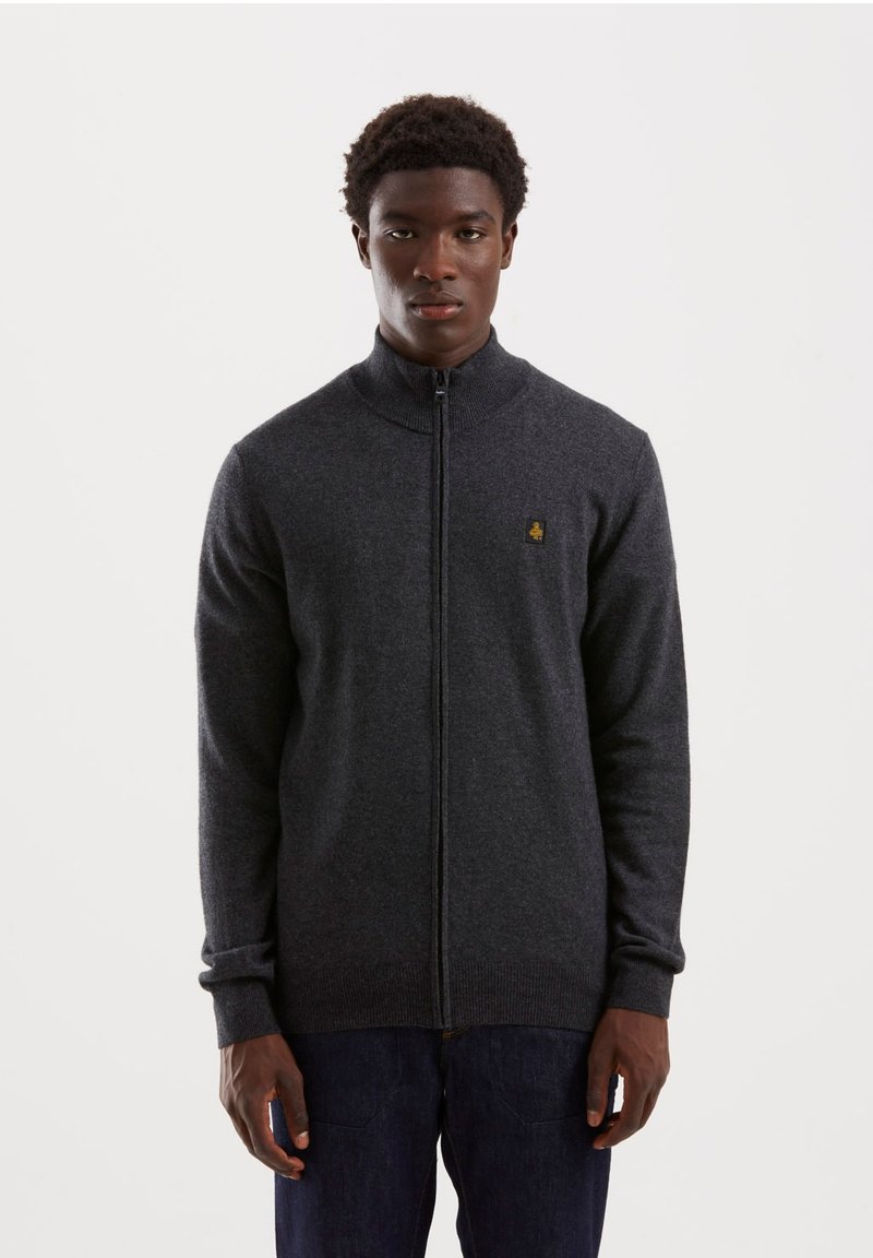 Refrigiwear YORK - Strickjacke - antracite melange/anthrazit-meliert ...