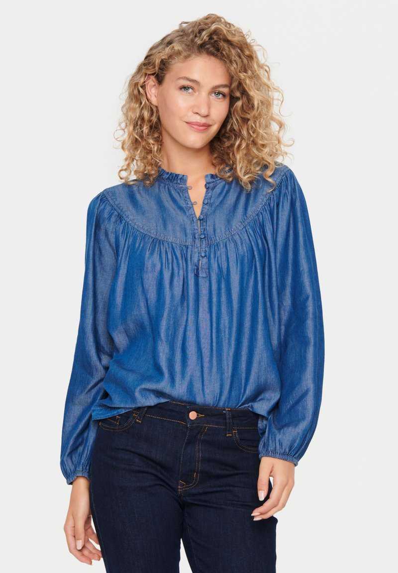 Saint Tropez CHAMBRA - Bluse - dutch blue/blau - Zalando