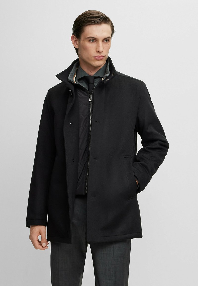 BOSS H-COXTAN - Palton clasic - black one/negru - Zalando.ro