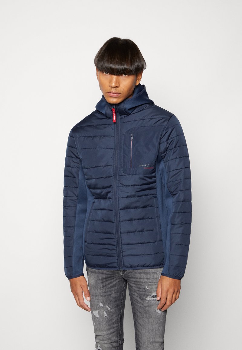 Jack And Jones Jcoberg Hybrid Jacket Light Jacket Navy Blazer Dark