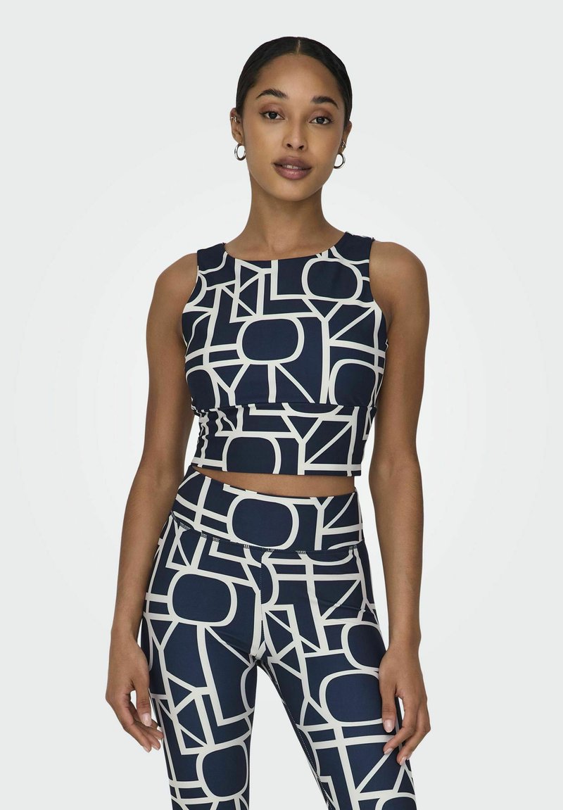 ONLY Play - Top/granatowy - Zalando.pl