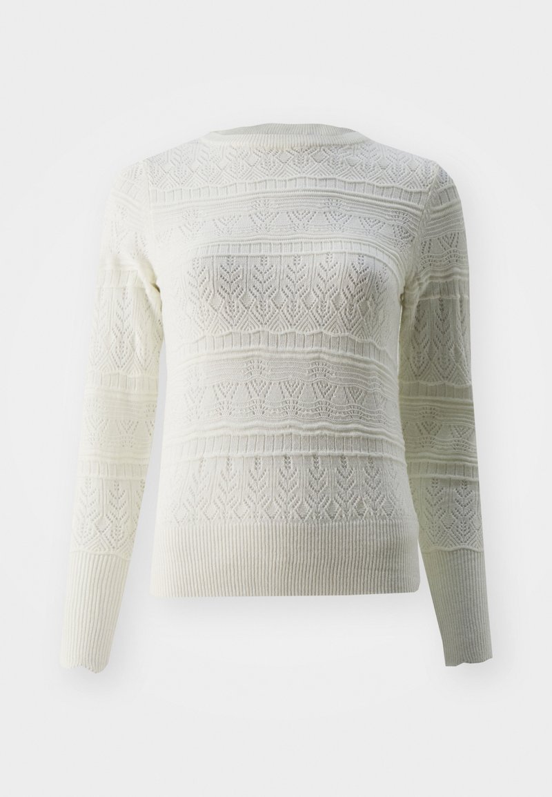 VILA VIEMINA - Pullover - cloud dancer/écru - ZALANDO.FR