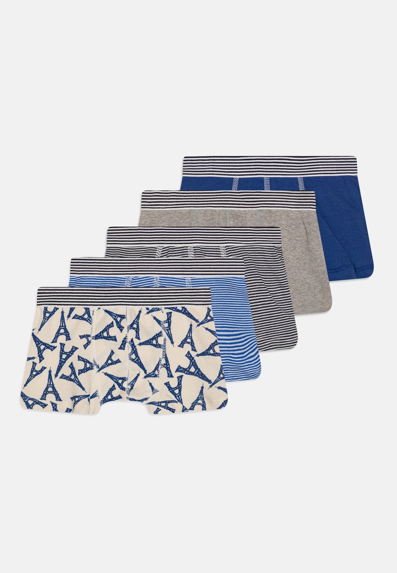 Petit Bateau KIDS BOXERS 5 PACK - Pants - off-white/dark blue - Zalando ...