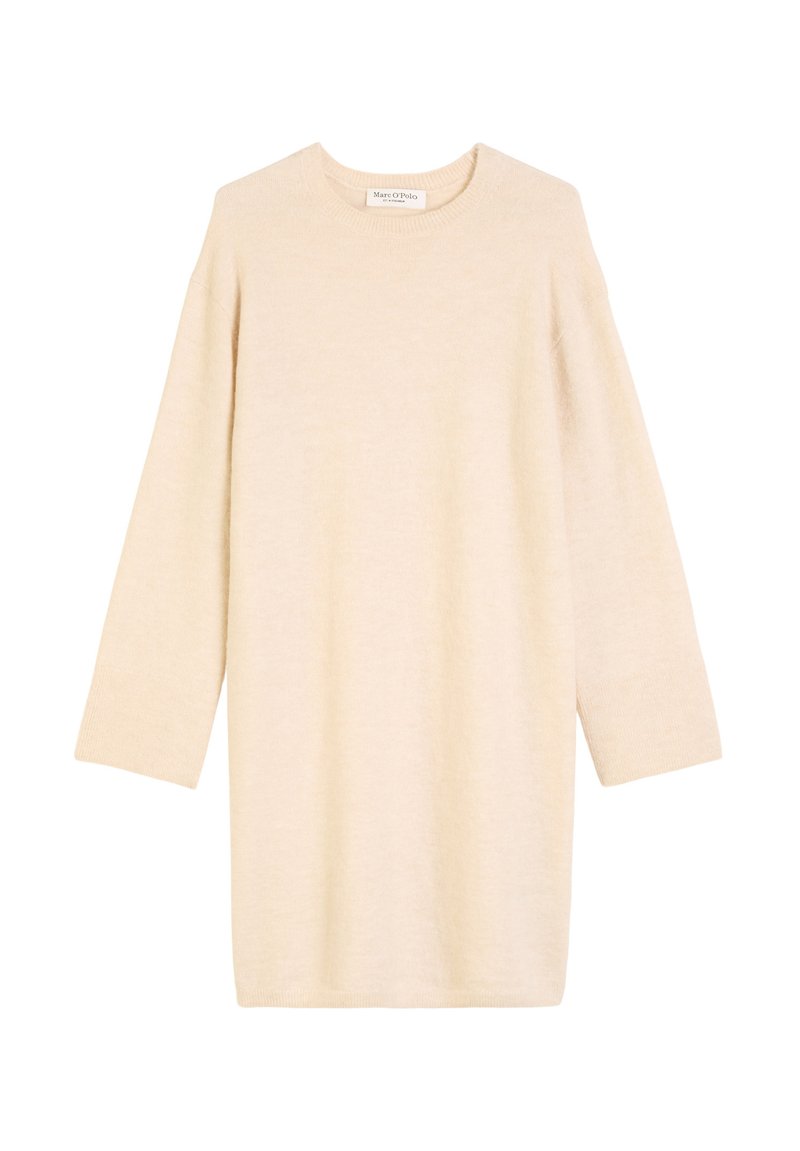 Marc O'Polo LONGSLEEVE ROUND NECK - Freizeitkleid - natural stone/beige ...