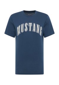 Mustang Triko s potiskem - blau/modrá - Zalando.cz