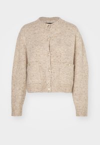 Vero Moda VMCONTIGO ONECK - Stickad tröja - silver mink/beige - Zalando.se